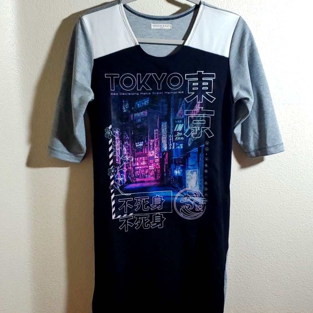 Tokyo Graphic Dress - Gem